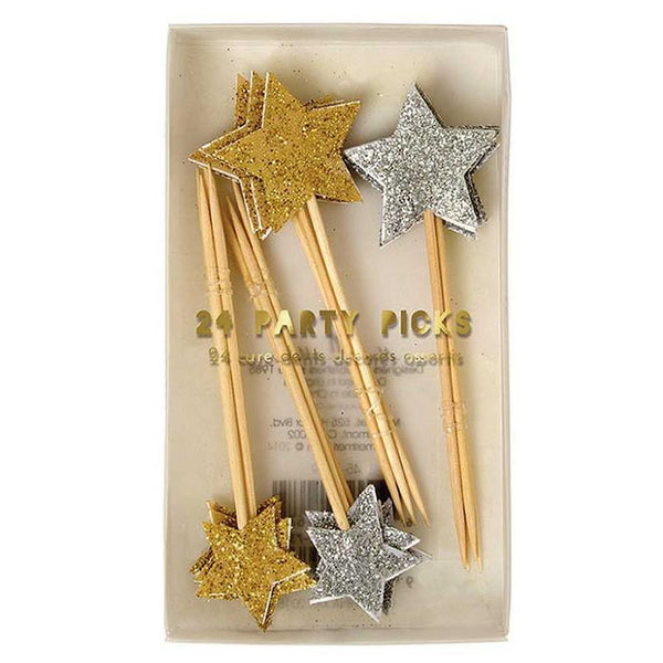 Hooray Glitter Cake Topper - My Party Hero